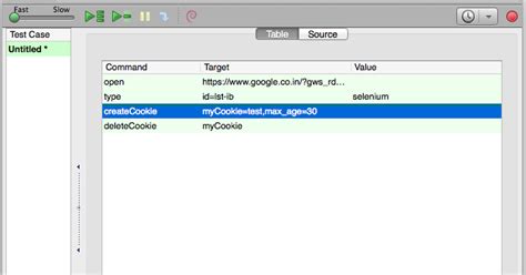 java webdriver testing create and delete cookies with selenium ide