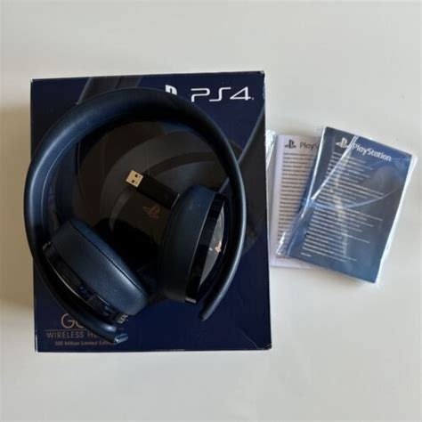 Sony Playstation 4 Gold Wireless Headset 500 Million Limited Edition