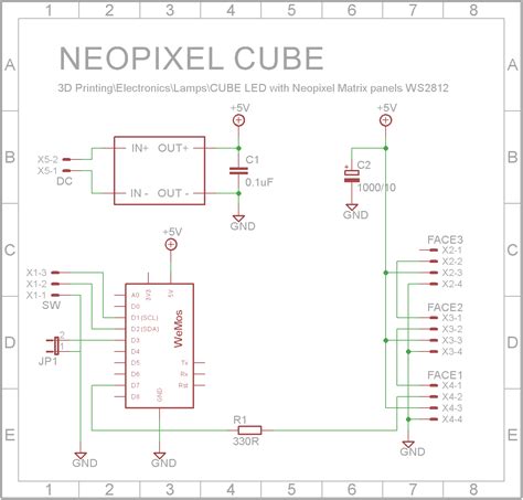 wifi neopixel cube