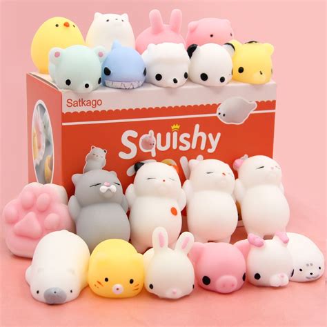 Set Of 20 Mochi Squishy Toys For 12 99