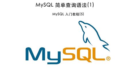 mysql简单查询语法 select order by asc desc mysql 入门视频教程 mysql tutorial youtube
