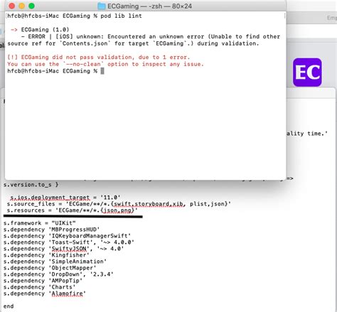 ios cocoapods issue with pod which contains resource folder assets