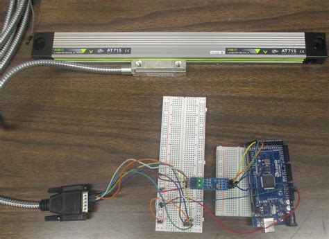 arduino communicating with linear scale via rs485 networking