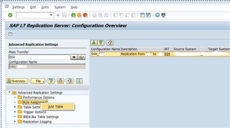 slt configuration for data replication from s4hana fashion to sap car