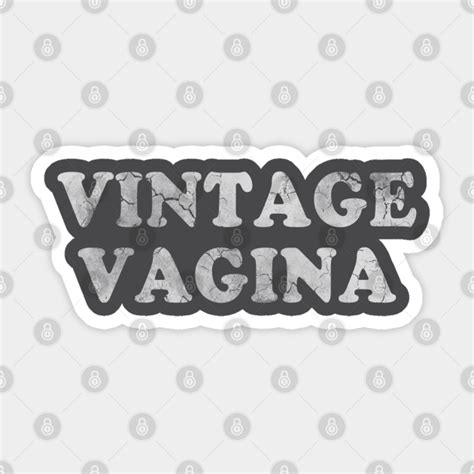 Vintage Vagina Vagina Sticker Teepublic