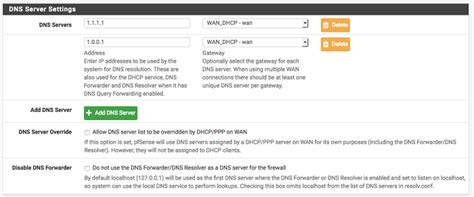 dns over tls with pfsense