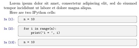 [tex latex] ipython notebook cells with listings math solves everything