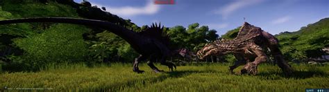 Jurassic World Evolution Fight In The Park By Witchwandamaximoff On