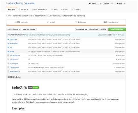 rust html parsing