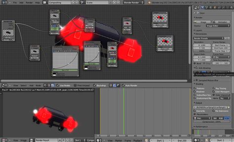 blur transparency not showing in alpha compositing and post