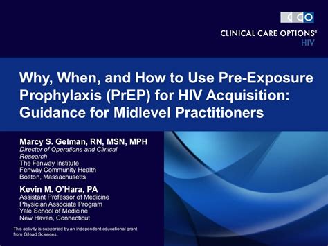 Why When And How To Use Pre Exposure Prophylaxis For Hiv Acquisitio…