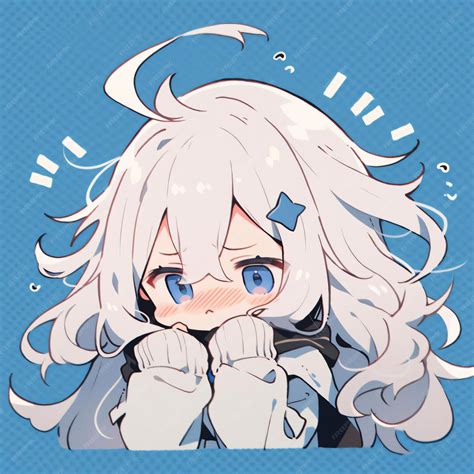Sticker De Anime Lindo Sticker De Anime Kawaii Sticker De Anime Chibi
