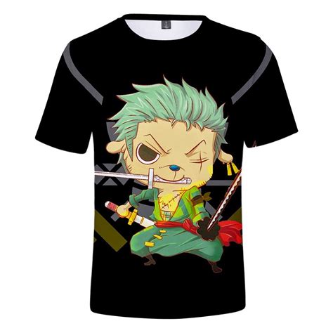 T Shirt One Piece Roronoa Zoro Et Tony Tony Chopper One Piece Shop