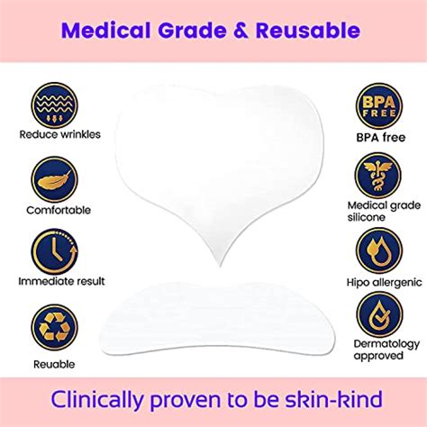Skywee Professional Products Anti Wrinkle Chest Silicone Pad Resuable