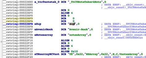 reverse engineering ida pro update string references stack overflow