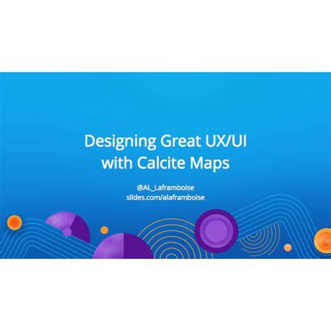 copy of designing apps with calcite maps