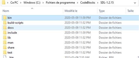 installation de sdl 1 2 mon projet ne trouve pas la sdlmain et la sdl