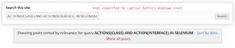 actions class and action interface in selenium demonstration of