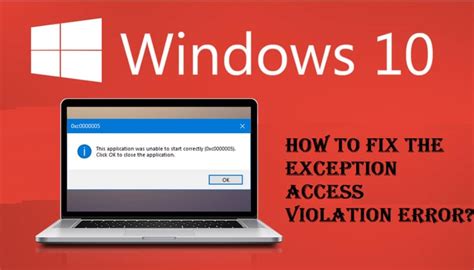 fix error exception access violation on windows 10 11