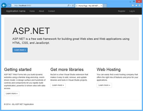 hands on lab one asp integrating asp web forms
