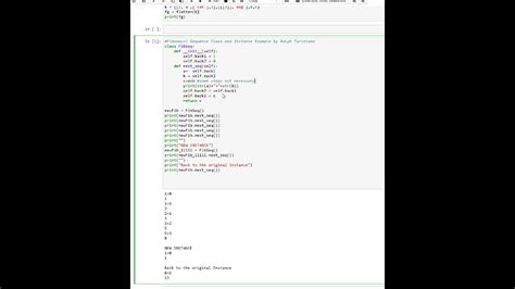 fibonacci sequence with classes and instances python youtube