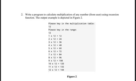 c program to print multiplication table using recursion