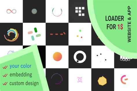 provide or create html css loader animation for website app svg