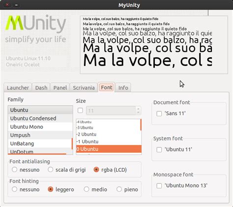 personaliza unity de ubuntu con myunity no solo unix gnu linux