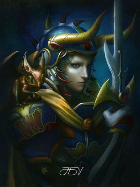 Artstation Warrior Of Light Final Fantasy I