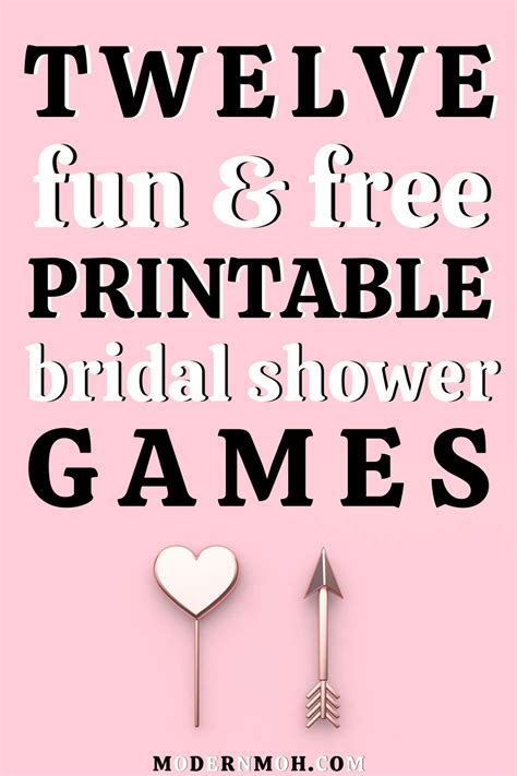 12 Free Printable Bridal Shower Games Artofit