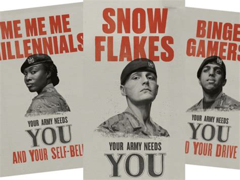 British Army Launches Recruitment Drive For Millenials Snowflakes