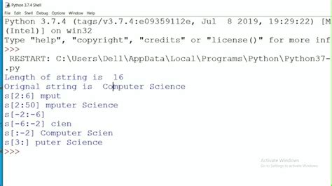 string manipulation part 2 computer science class xi cbse youtube