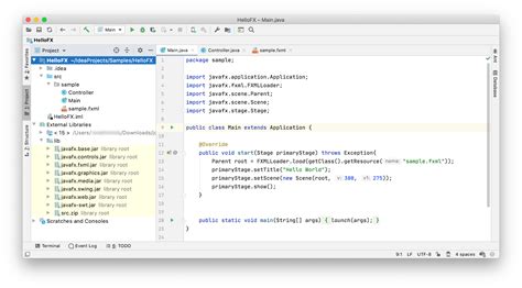 javafx and intellij idea tech tuts