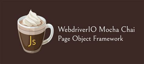 webdriverio mocha chai page object model framework
