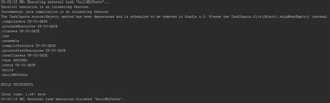 custom gradle task to build all projects without testing