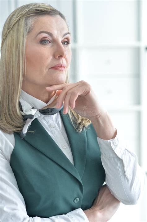 Confident Mature Woman Stock Image Image Of Looking 85843503