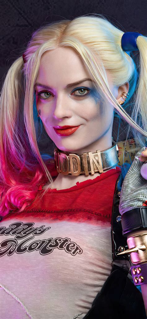 1242x2688 Harley Quinn X Margot Robbie 4k Iphone Xs Max Hd 4k