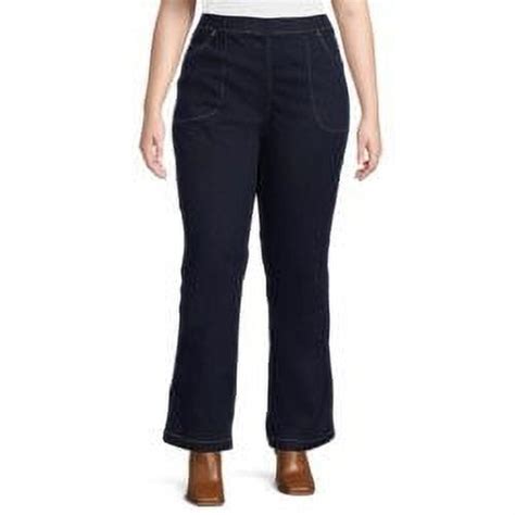 Just My Size Plus Size 4 Pocket Stretch Bootcut Jeans Regular And