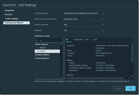 vmware vsphere 7 networking policies configuration 4sysops