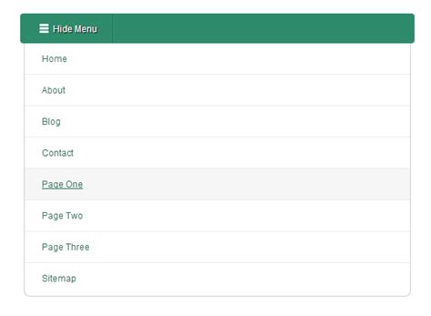 build a simple responsive navigation menu from scratch with jquery and