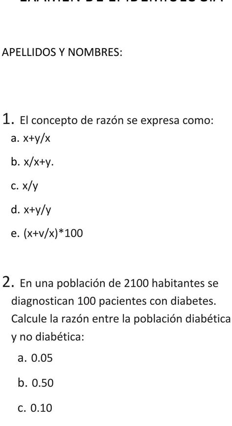 Como Resolver Eso El Concepto De Razón Se Expresa Como X Y Xx X Yx Y
