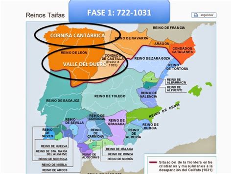 Ciencias Sociales 2º De Eso Etapas De La Reconquista