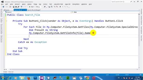 how to make a file searcher and display results in a listbox in vb net