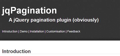 list of free jquery pagination plugins ewebdesign