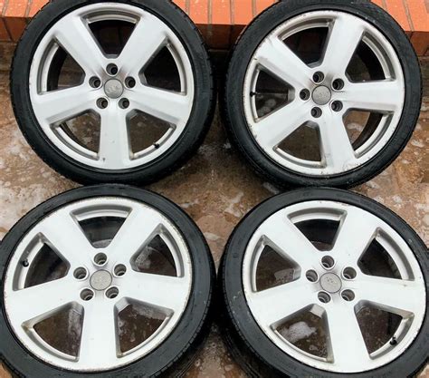 Audi A4 S Line 18 Inch Ronal Alloy Wheels 5 X 112 Genuine Ronals B7 8j
