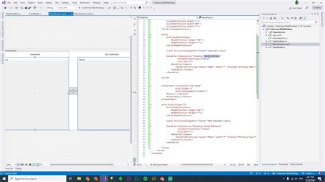 how to setup a datagrid with collection bindings in wpf c core c