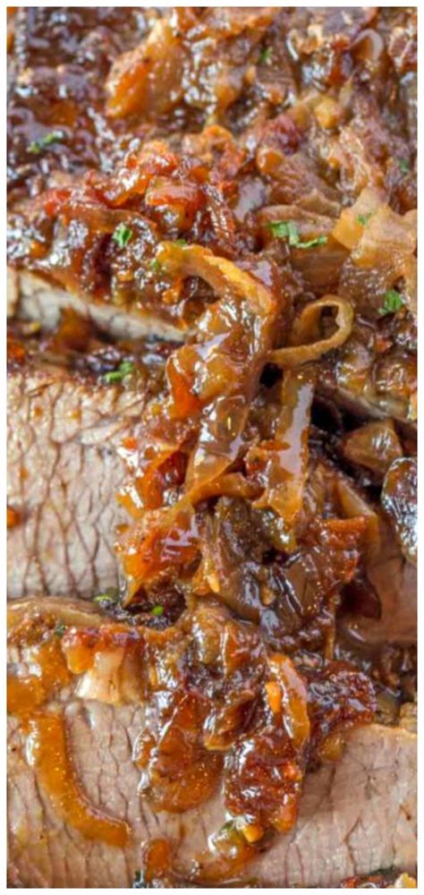 Easy Beef Brisket ~ This Is The Easiest Ultimate Brisket Topped With