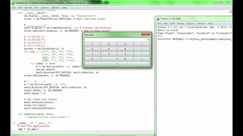 wxpython calculator youtube