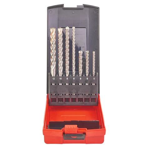 Milwaukee 4932451464 7 Piece Sds Plus Mx4 Drill Bit Set Available
