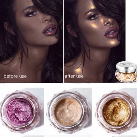 Face Highlighter Illuminator Body Glow Shimmer Brighten Facial Makeup